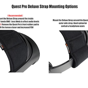 Meta Quest Pro Deluxe Comfort Strap V2 PU Leather Studioform VR - Etsy