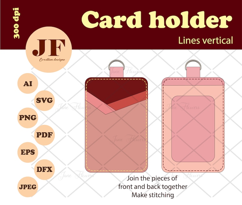 ID Card Holder Svg Id Badge Holder Business Card Holder SVG - Etsy
