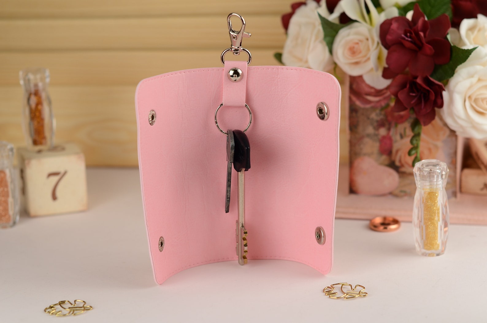 Minimalist Key Holder Template Key Bag Pattern DIY Keys - Etsy