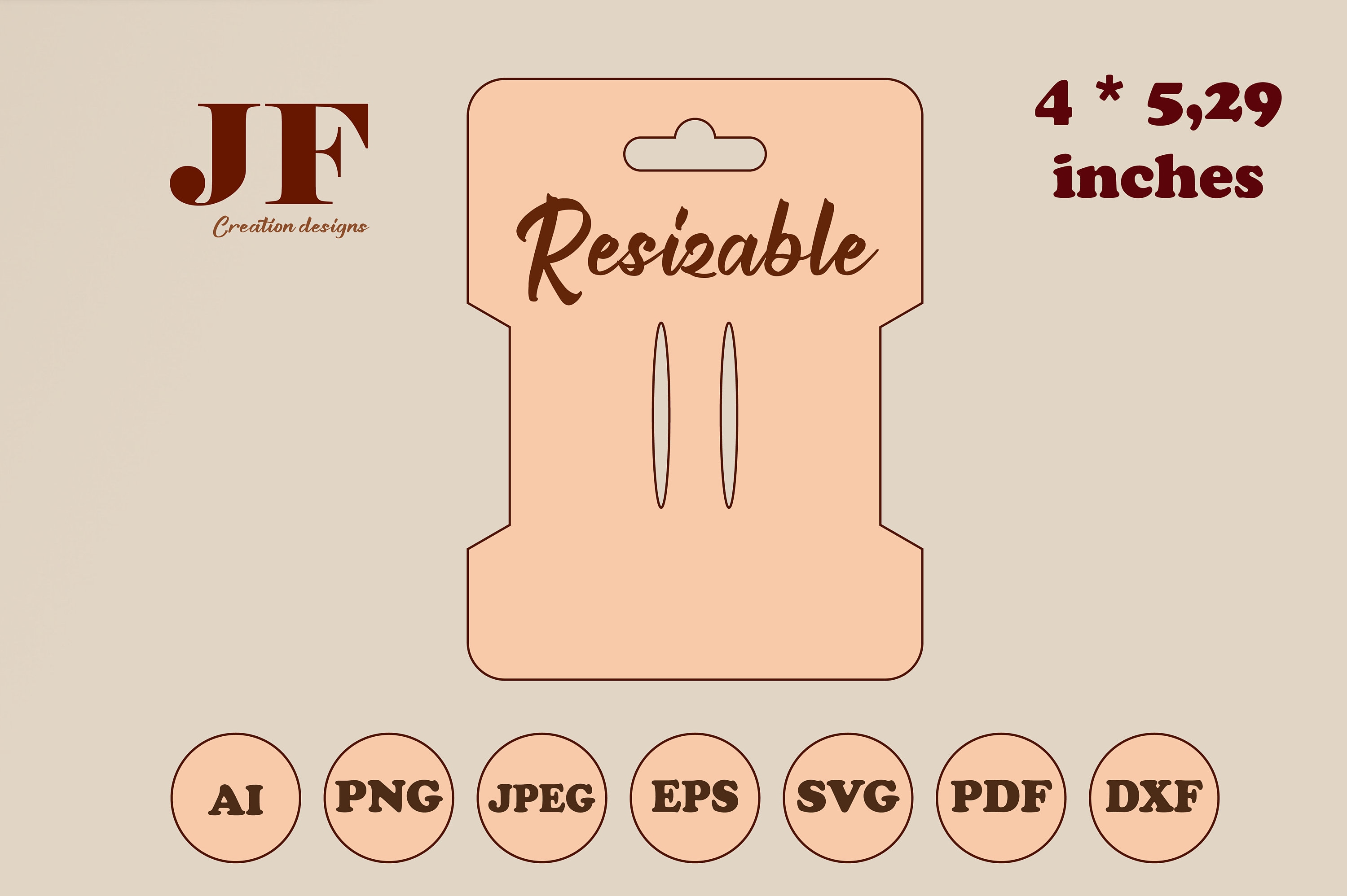 Bow Display Card Template, Hair Bow Card Pattern, DIY Headband Card ...