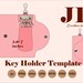 Leather Key Holder Template Key Bag Pattern DIY Keys Cover - Etsy