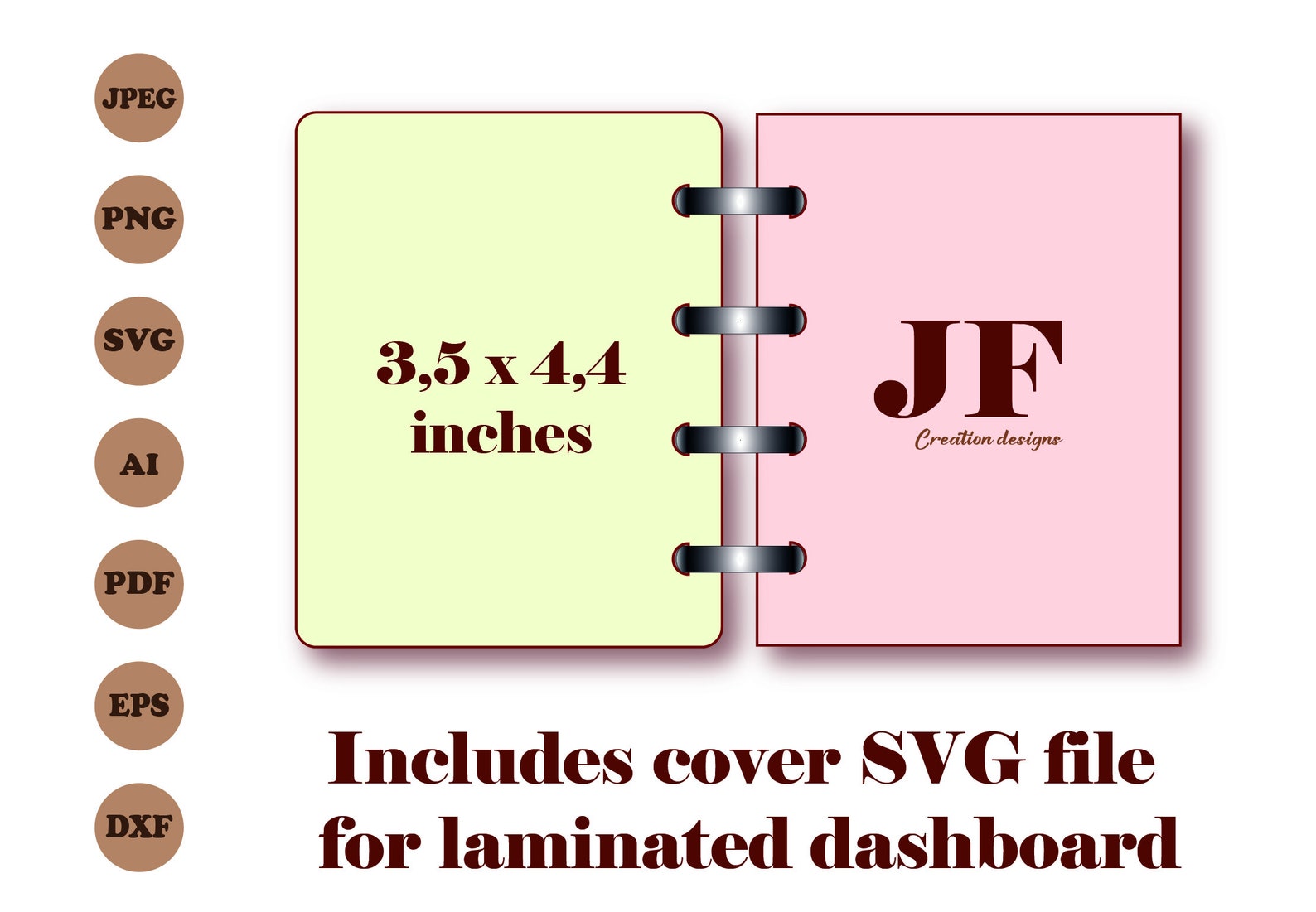 Micro Happy Planner Insert Template: SVG, PDF, & Printable Cut Files - Etsy