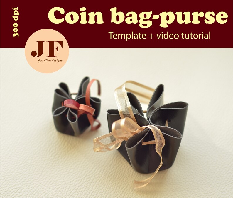 Mini Coin Purse Template SVG, DIY Cricut Project, Small Coin Holder ...