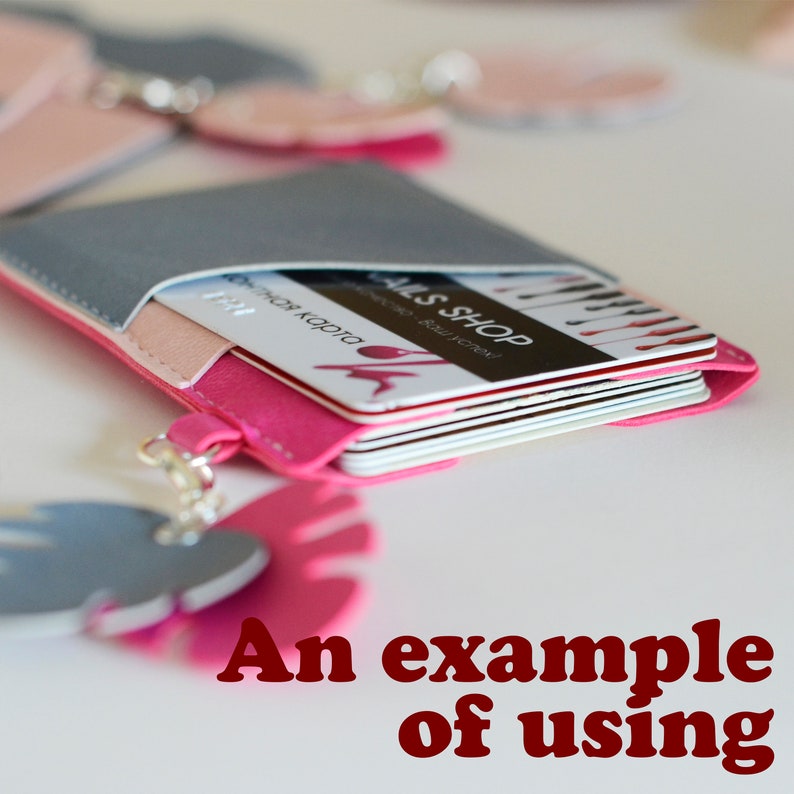 Wave Business Card Holder EPS Keychain Card Holder SVG Card - Etsy