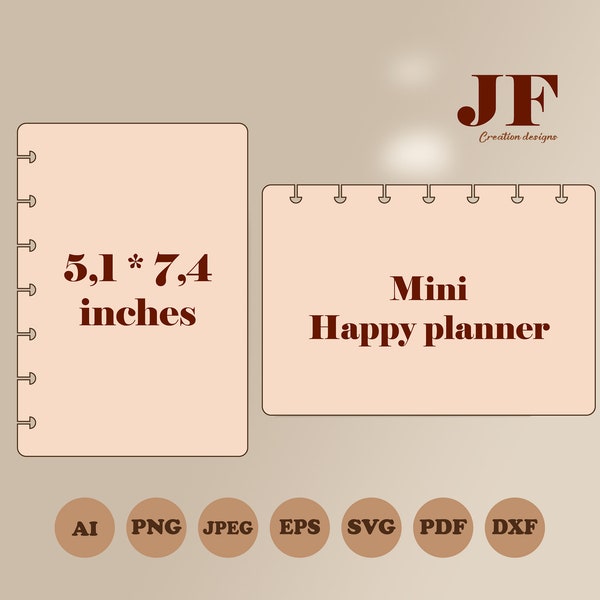 Happy Planner Svg - Etsy