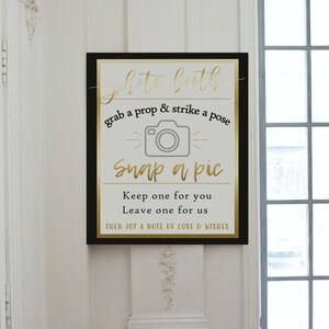 Photo Booth Sign for Wedding / Engagement / Party / - Etsy