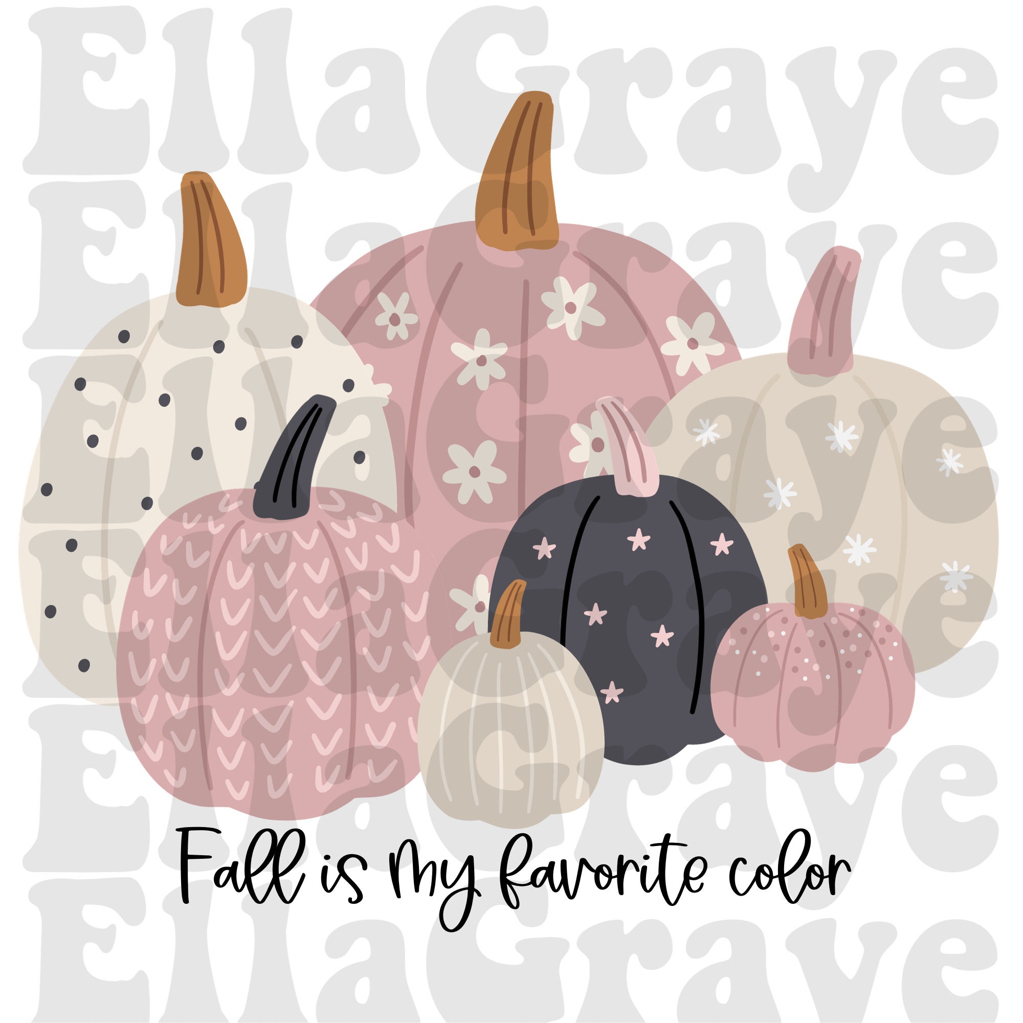 Fall is My Favorite Color PNG Retro Pumpkin PNG - Etsy