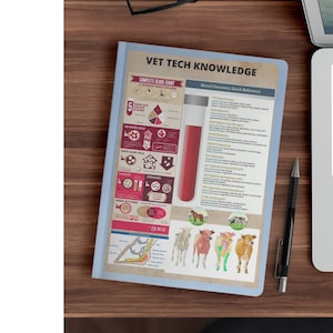 Vet Tech Knowledge large Animal Edition Paperback Journal Small and ...