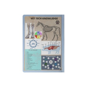 Vet Tech Knowledge large Animal Edition Paperback Journal Small and ...