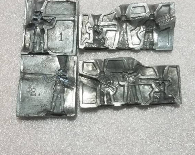 Vintage Toy soldier molds. 2 aluminum molds in good shape. - Etsy ...