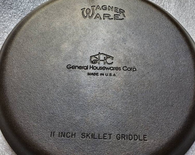 Wagner Ware 11" Skillet Griddle. GHC, Made in USA. - Etsy