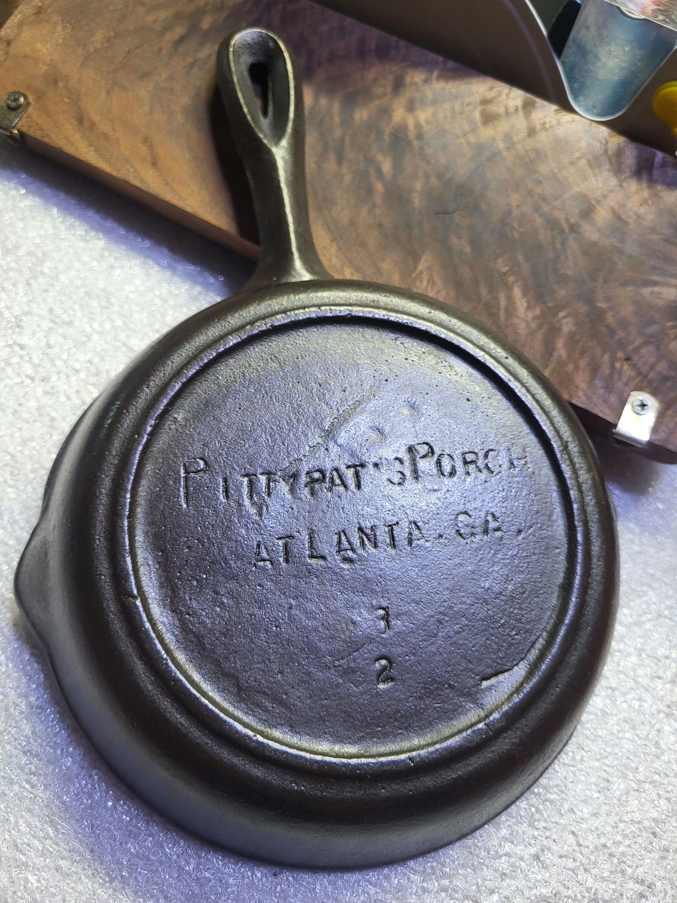 Vintage Cast Iron Pitty Pat's Porch Skillet 6-1/2 by BSR With Heat Ring ...