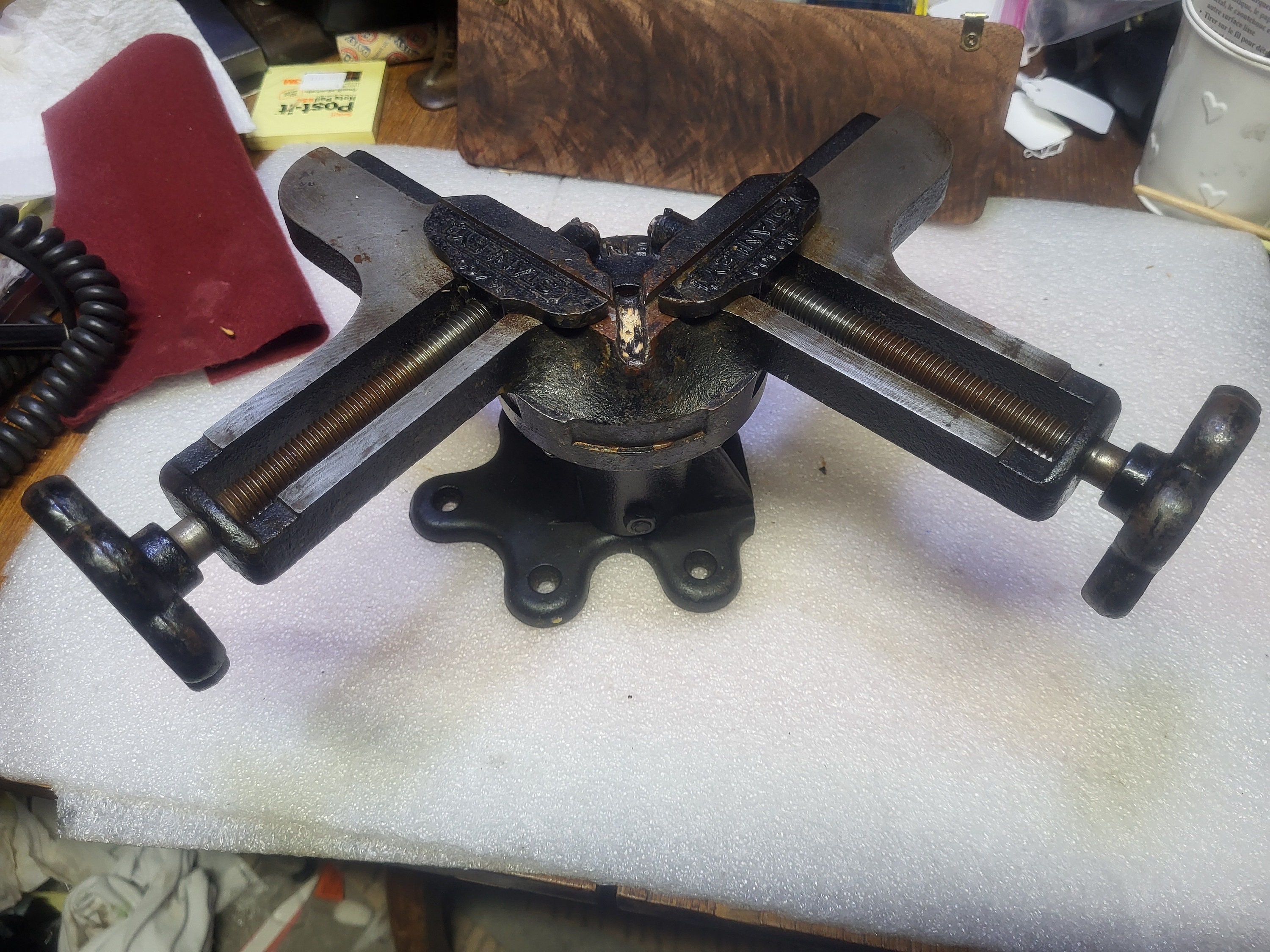 Swivel Corner Miter Vise 4 Inch Clamp for Picture Frames or Welding ...