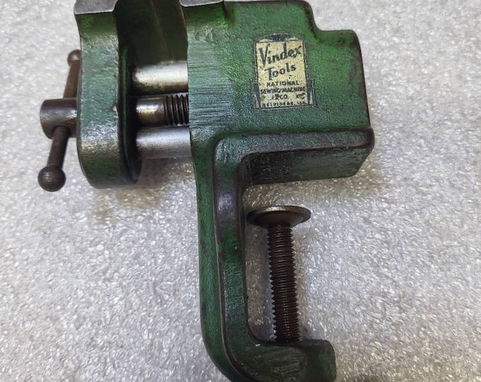 Vintage Vindex Tools National Sewing Machine Co. Small Clamp on Vise. 1 ...