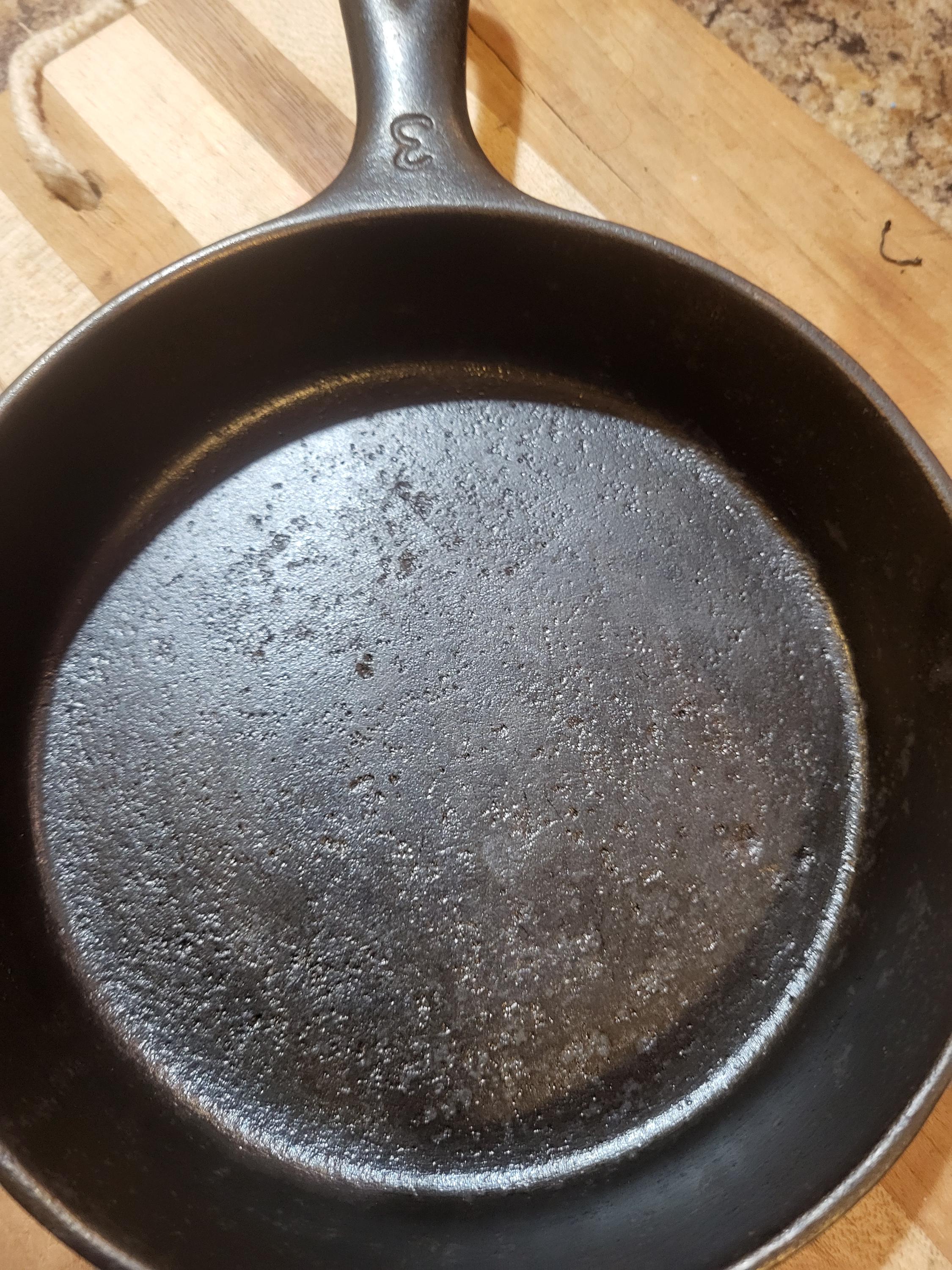 Vintage Wagner Ware #3 Cast Iron Skillet " Pie Logo " 1053F 1924-1934 ...