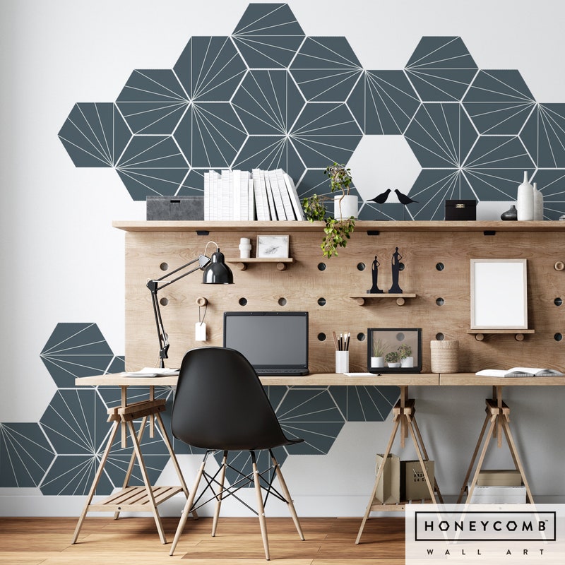 Hexagon Tile Decal - Etsy
