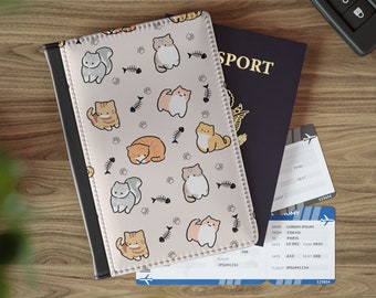 Kitty Cat Passport Cover With Collar Crocheted - Etsy