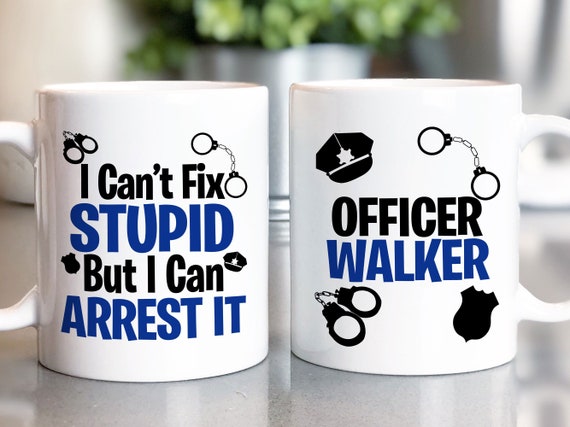 Personalized Police Officer Mug Police Officer Gifts Cop - Etsy