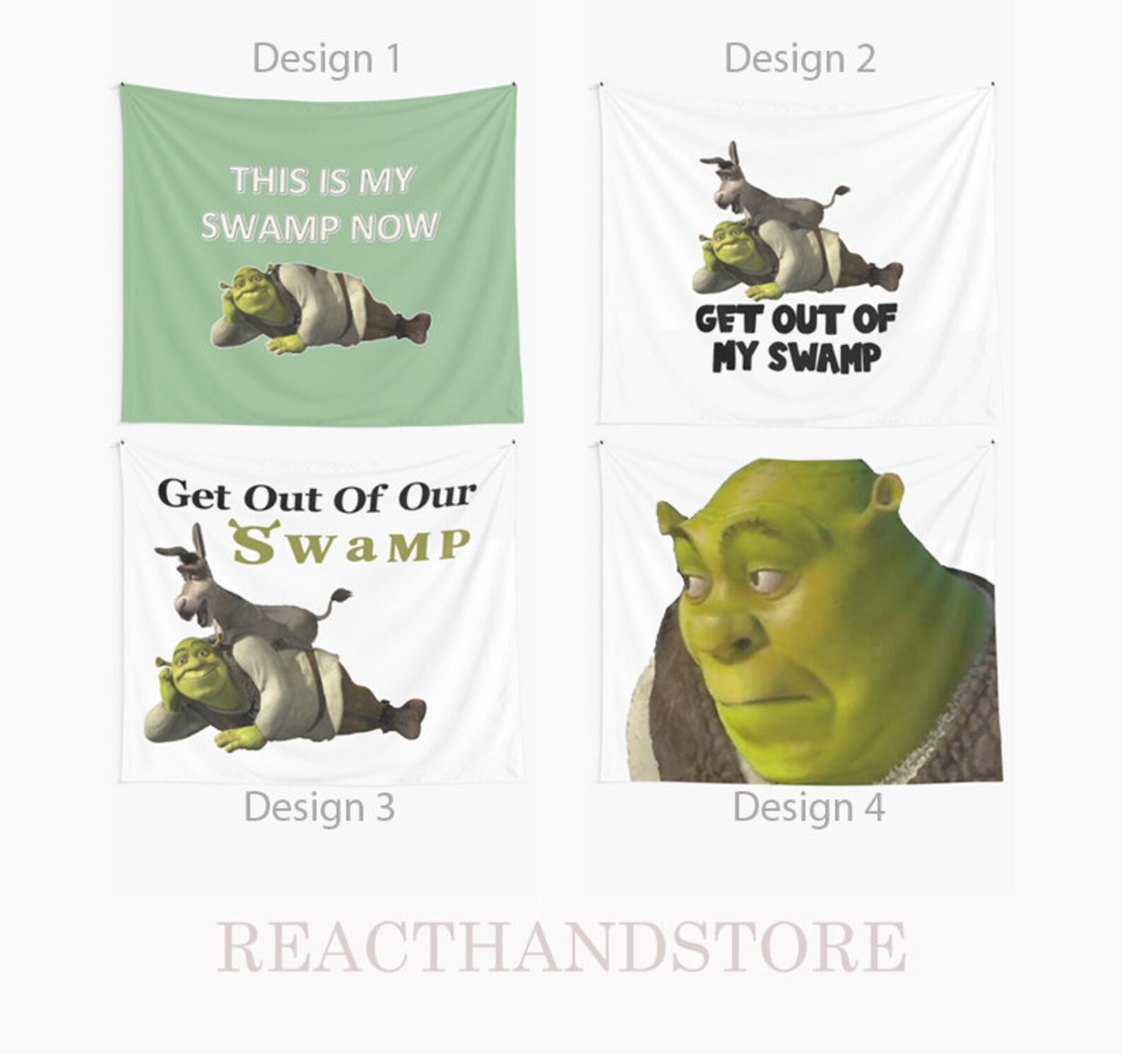 Shrek Tapestries This is My Swamp Wall Tapestry Shrek Meme - Etsy