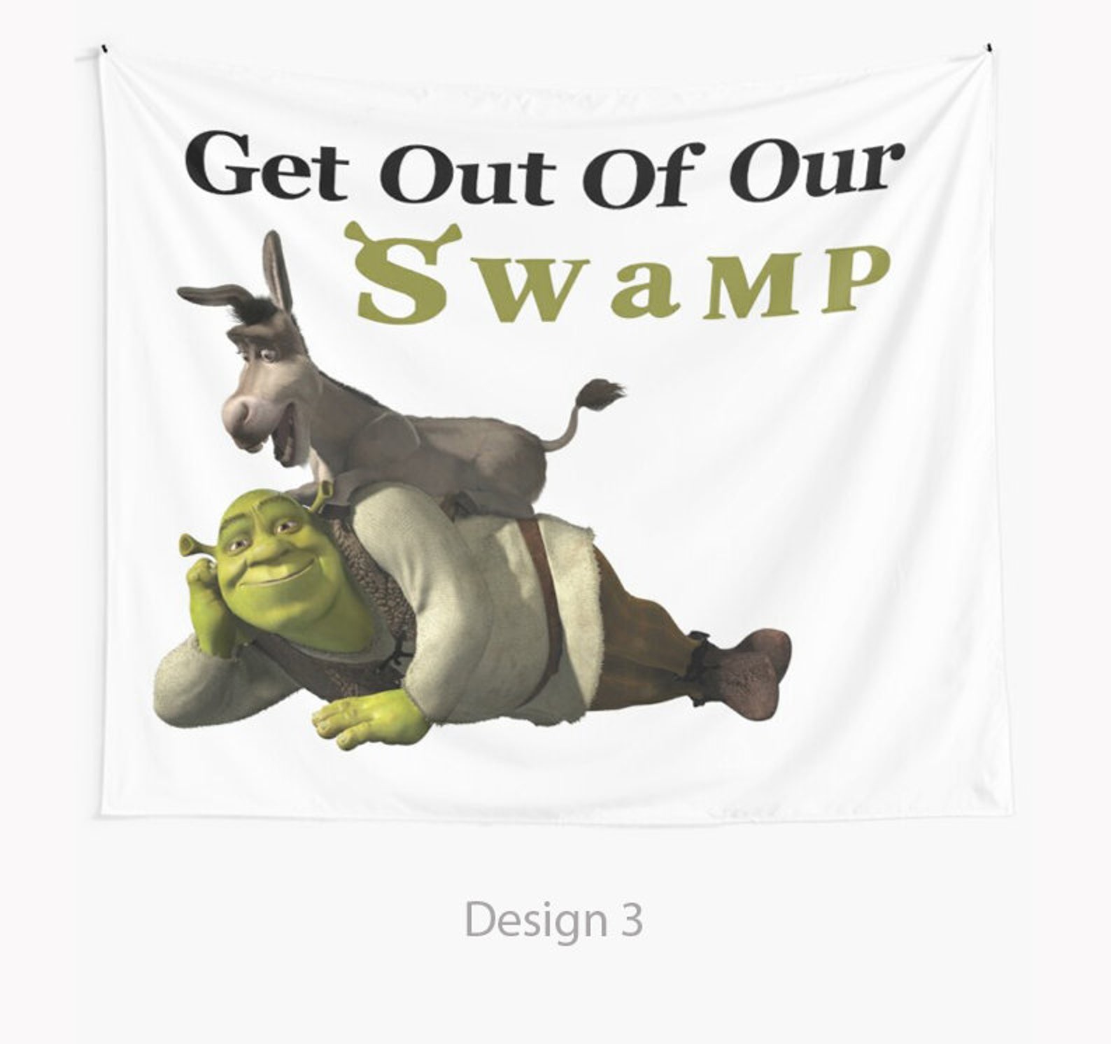 Shrek Tapestries This is My Swamp Wall Tapestry Shrek Meme - Etsy