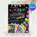 Uno Invitation, Uno Birthday Invites, Uno Party Invitations - Etsy
