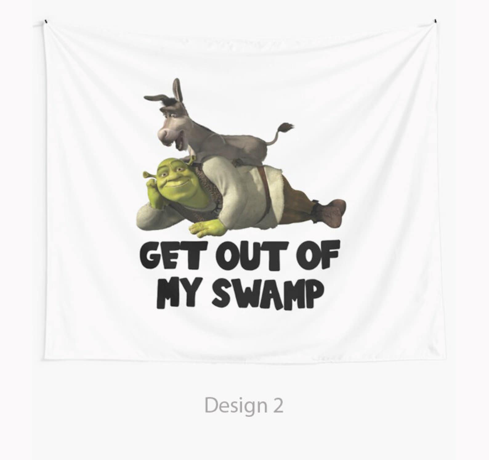 Shrek Tapestries This is My Swamp Wall Tapestry Shrek Meme - Etsy