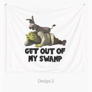 Shrek Tapestries This is My Swamp Wall Tapestry Shrek Meme - Etsy