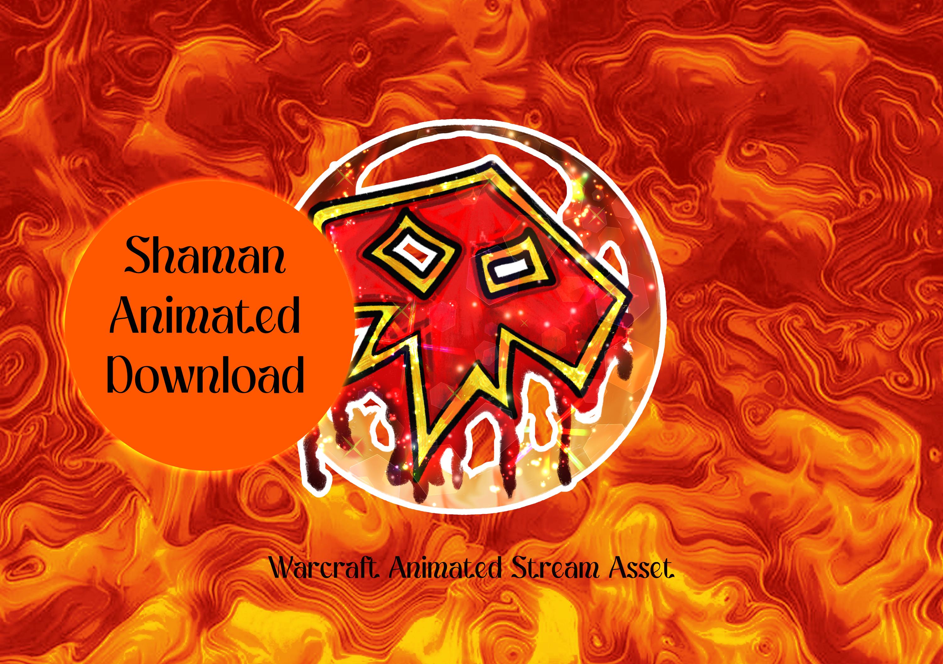 World of Warcraft Twitch Animated Shaman Asset / Streamer / Youtube ...