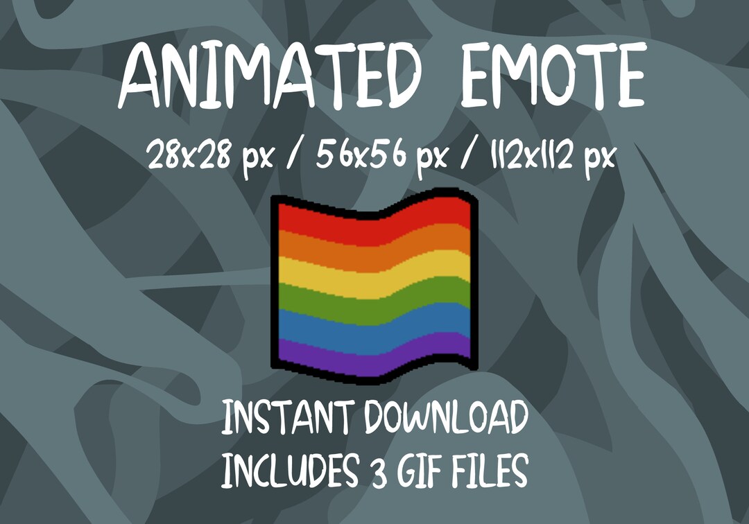 Animated Emote Pixel Style Emoticon for Live Video Commentary Twitch ...