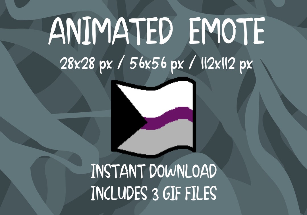 Animated Emote Pixel Style Emoticon for Live Video Comment Twitch Discord Youtube LGBT Pride ...