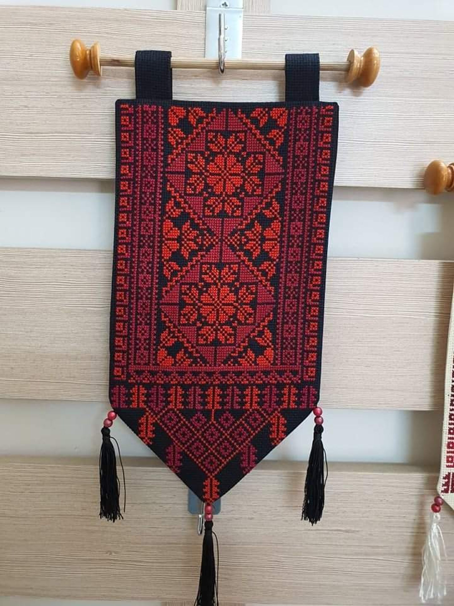 Palestinian Embroidered Wall Hanging - Etsy