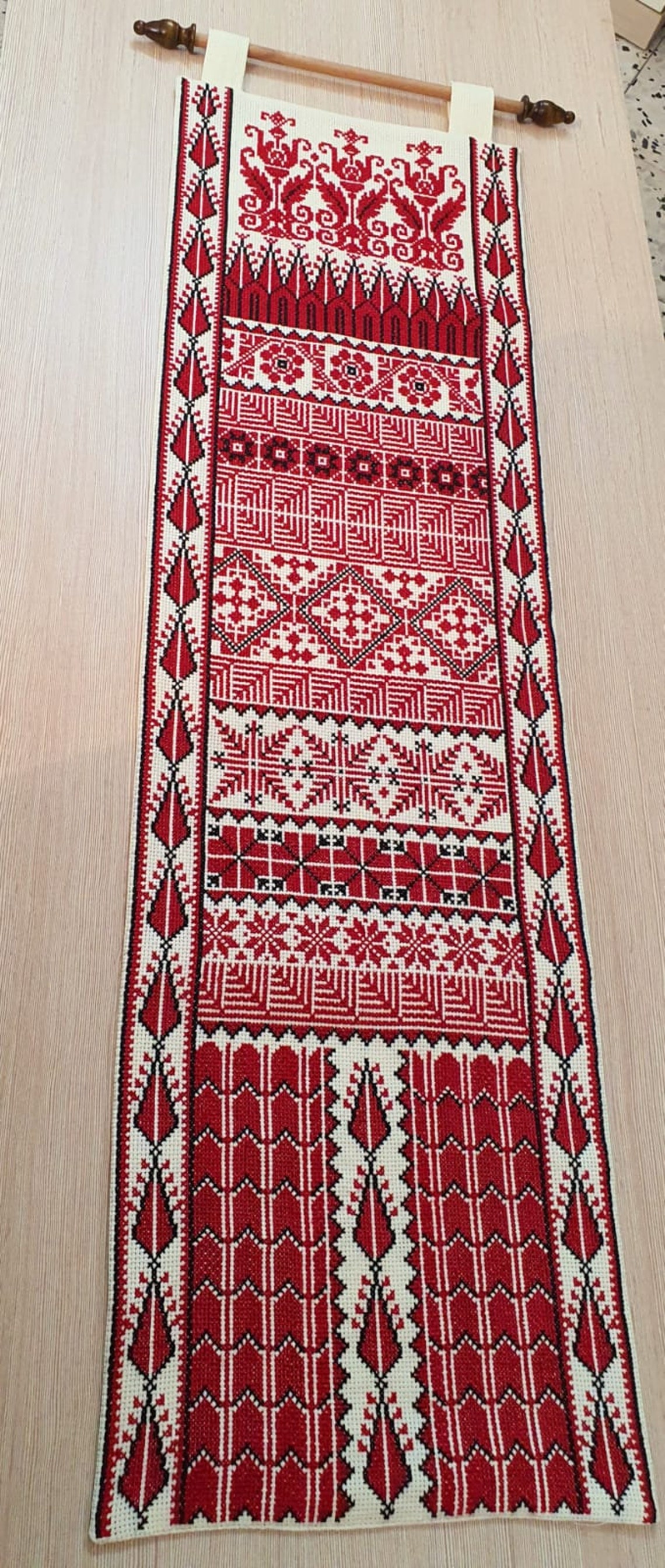 Palestinian Embroidery Wall Hanging - Etsy