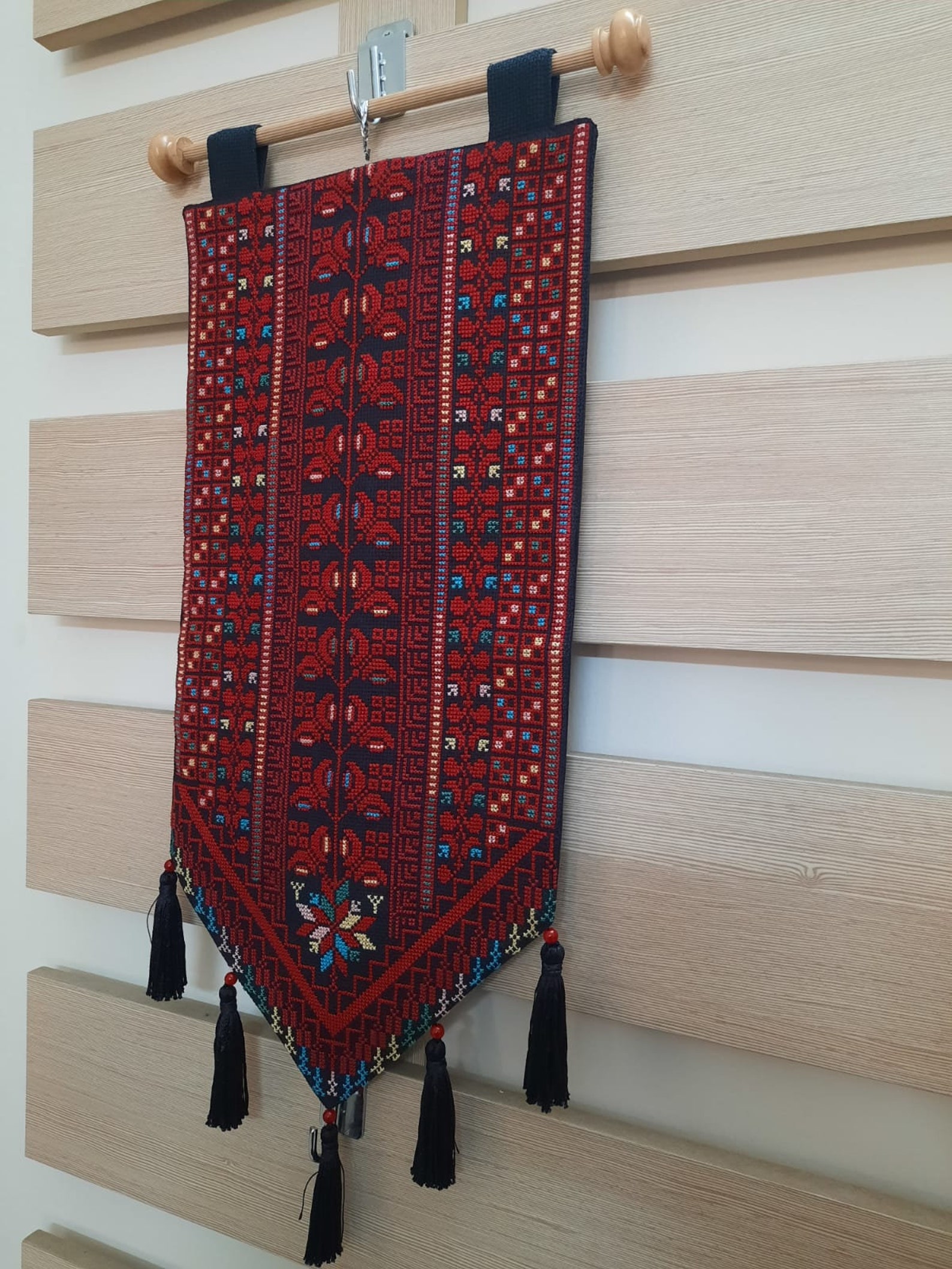 Palestinian Embroidered Wall Hanging Palestinian Decor Wall Hanging ...