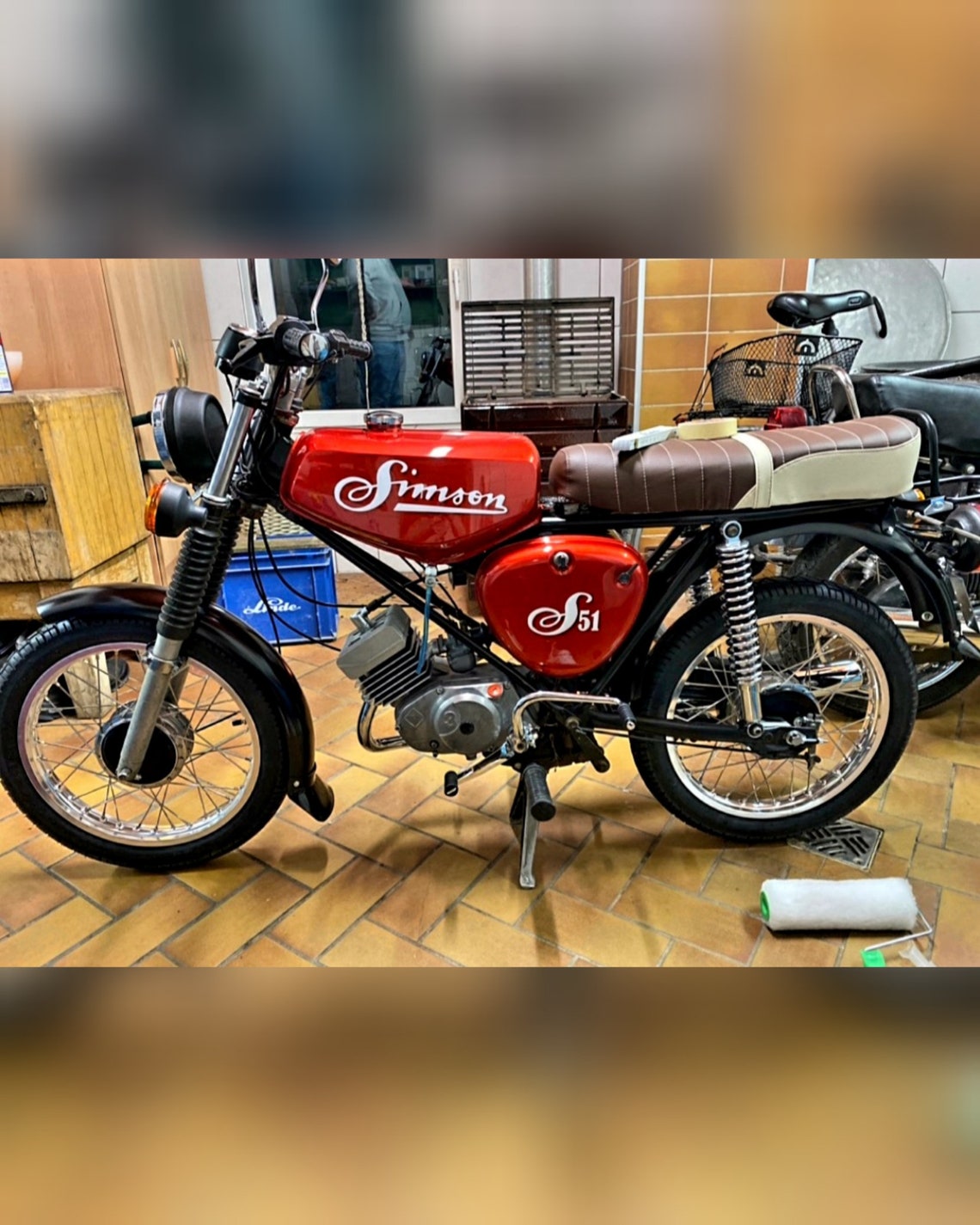 Simson S51 Sticker Set of 4 Old Lettering | Etsy