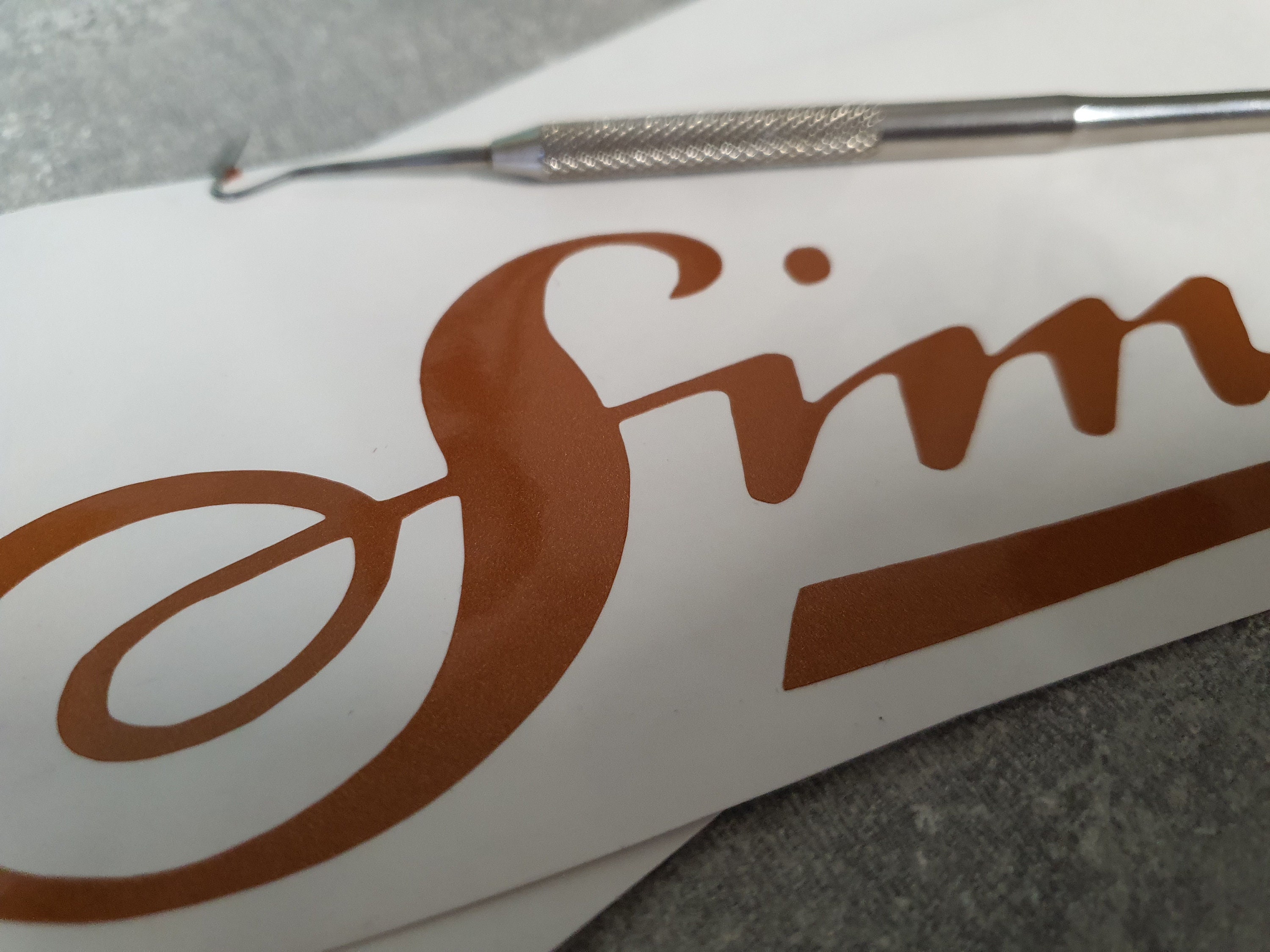 Sticker Set of 4 Simson S51 old Lettering - Etsy UK