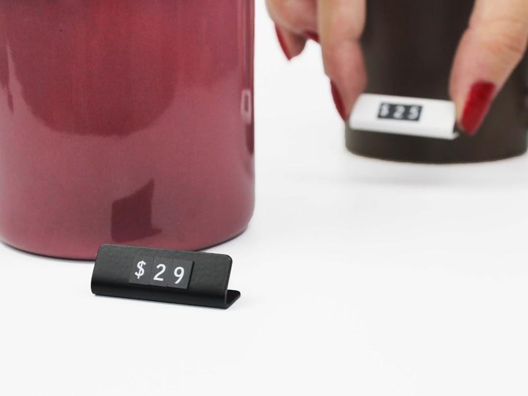 Custom Price Tags - Magnetic Number/letter Tags - Price Tag for Jewelry ...