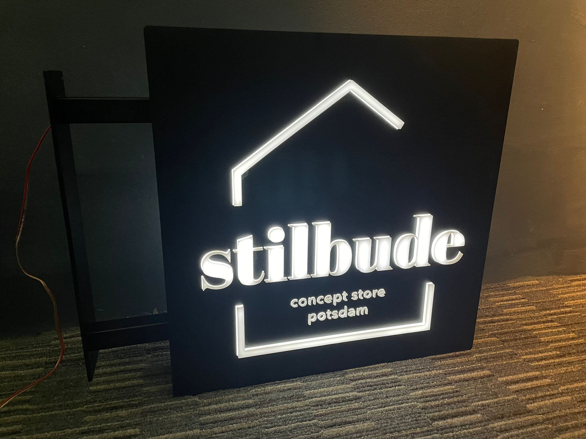Square Light Box: Exterior Double Sided Illuminated Blade Sign - Etsy
