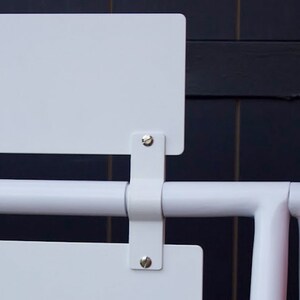A-frame Sidewalk Sign: Powder Coated Aluminum, Storefront Announcement ...