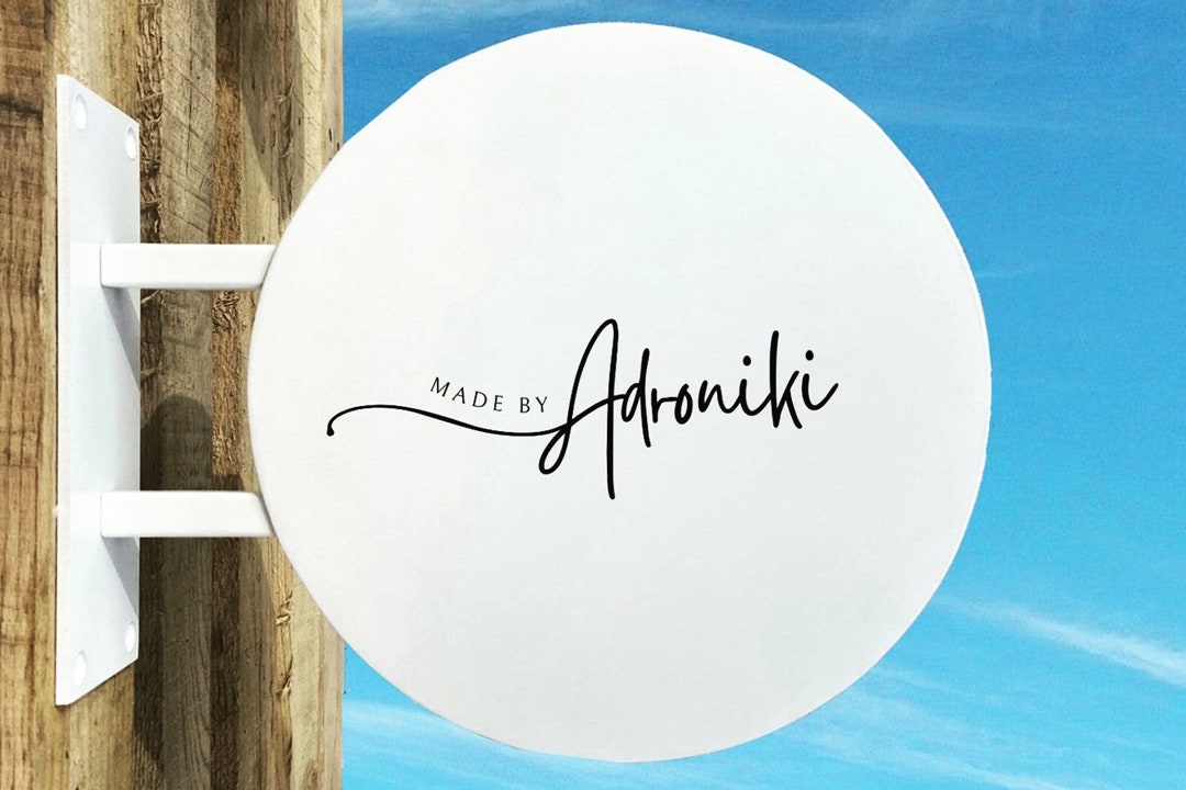 Blank Round Blade Sign: Custom Storefront Wall Signage - Etsy