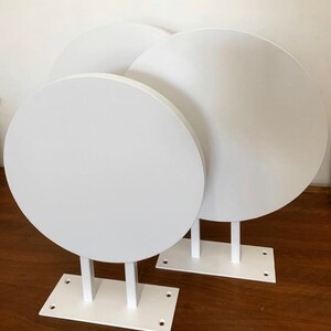 Blank Round Blade Sign: Custom Storefront Wall Signage - Etsy