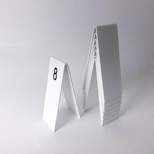 Metal Table Numbers: Modern Minimalist Restaurant Table Signs - Etsy