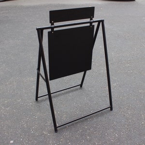 A-frame Sidewalk Sign: Powder Coated Aluminum, Storefront Announcement ...