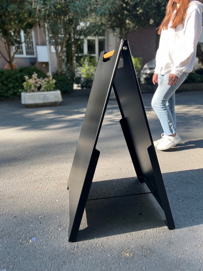 A Frame Sign With the Wooden Holder for Carrying Blank or With Magnet ...