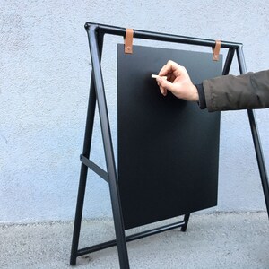 Chalkboard A Frame Sandwich Drawable Erasable Metal Sidewalk Sign ...