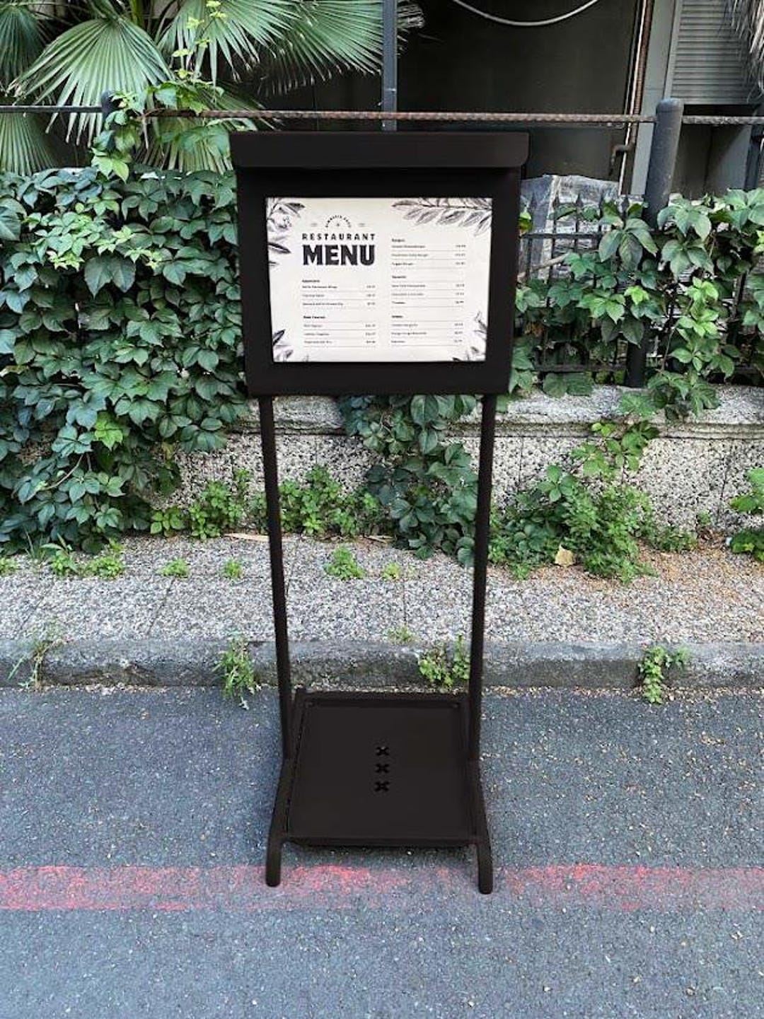 Rechargeable Led Menu Board - Menu Stand Sign - Standing Menu Board ...