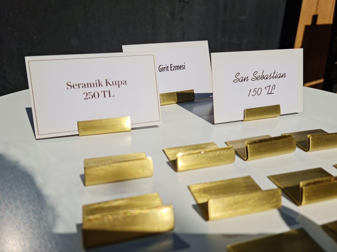 Card Holder Counter Sign - Set of 20 - Changeable Metal Price Tag ...