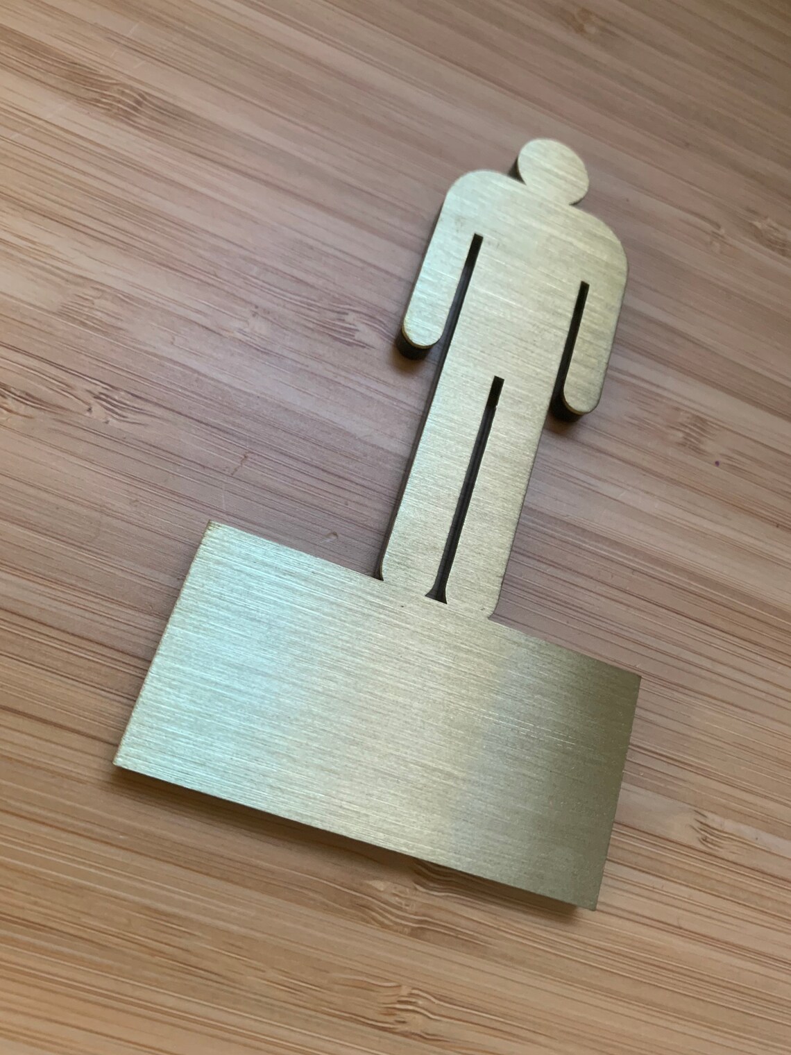 DIY Restroom Sign Brass Man and Woman With Letter Set - Etsy