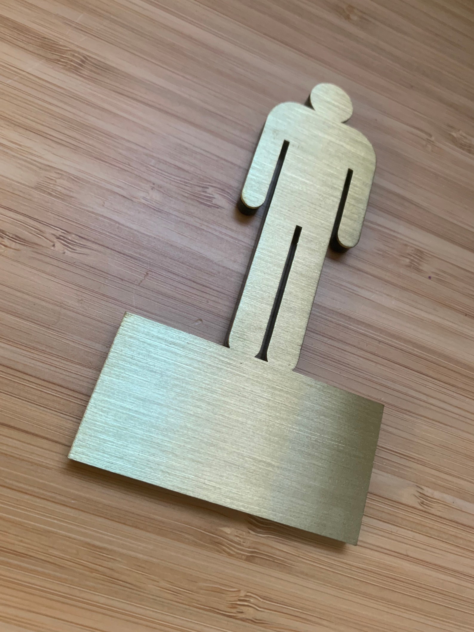 DIY Restroom Sign Brass Man and Woman With Letter Set - Etsy