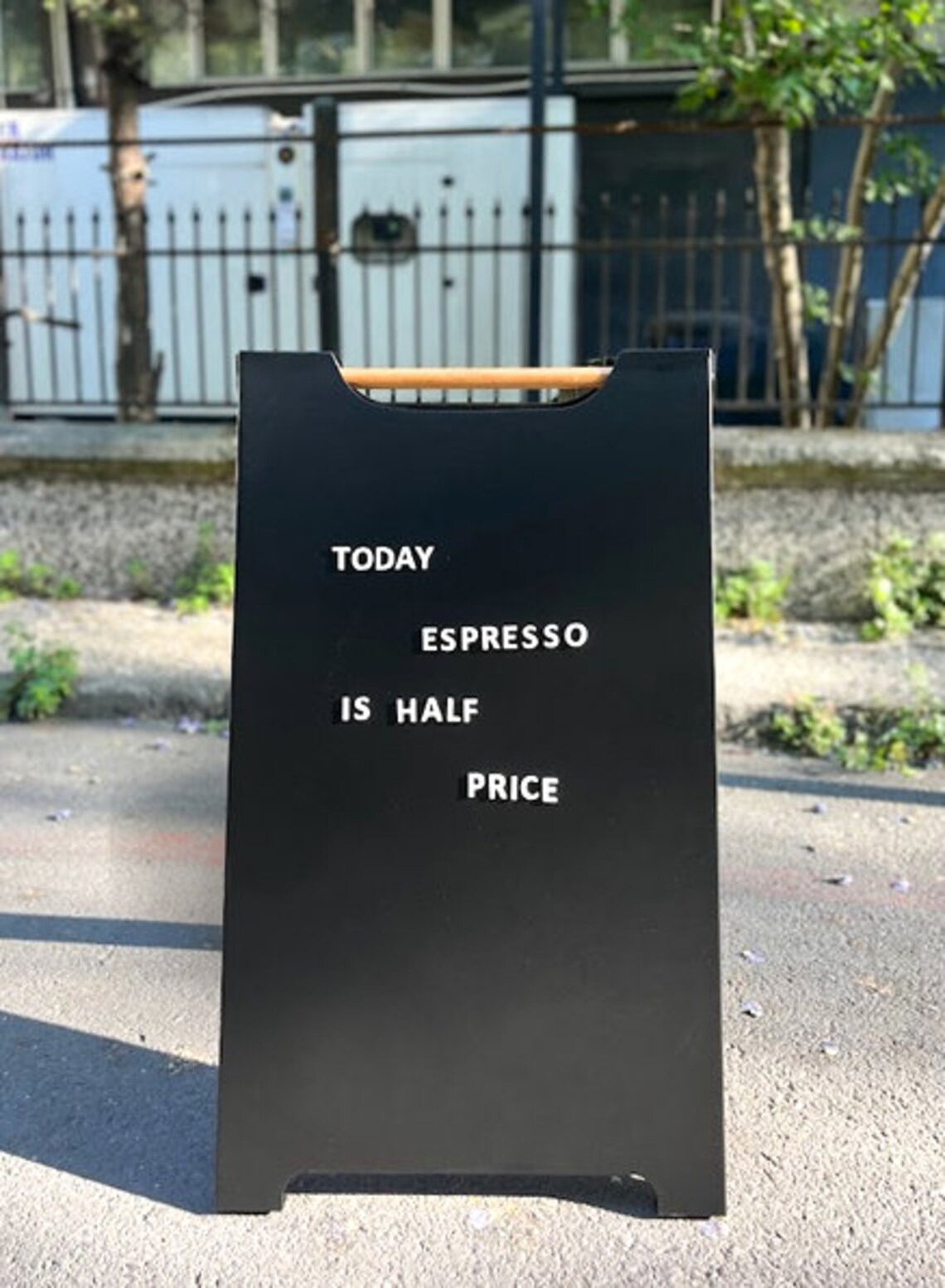 A Frame Sign With the Wooden Holder for Carrying Blank or With Magnet ...