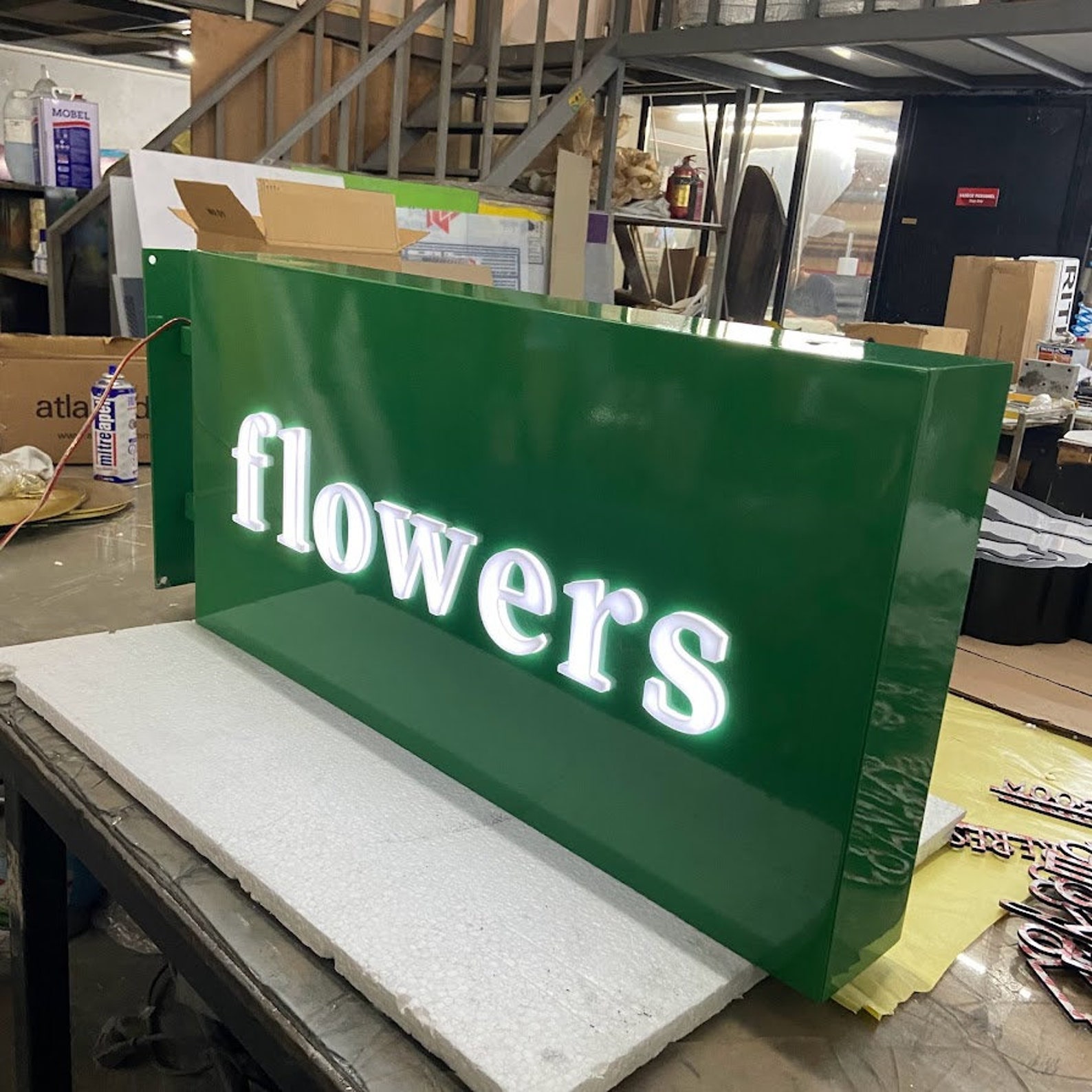 Square Light Box: Exterior Double Sided Illuminated Blade Sign - Etsy